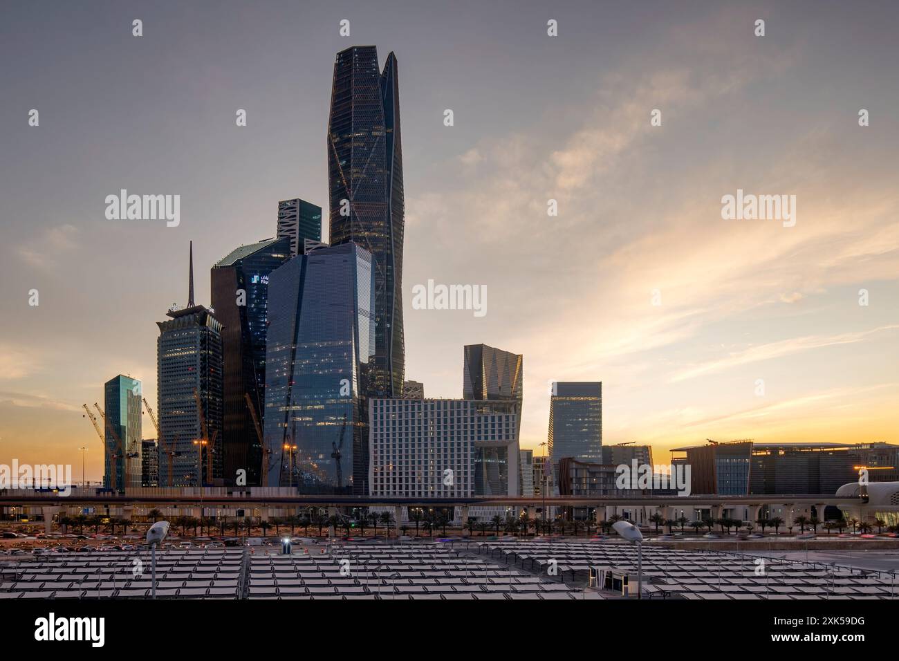 King Abdullah Financial District Riyadh. know as KAFD Stock Photo - Alamy
