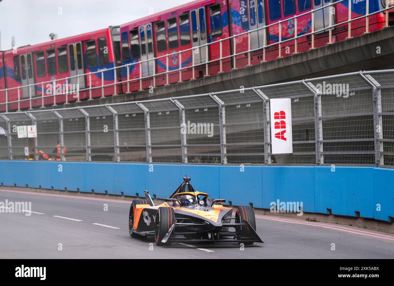 NEOM McLaren Formula E Team's Sam Bird on day two of the 2024 Hankook ...