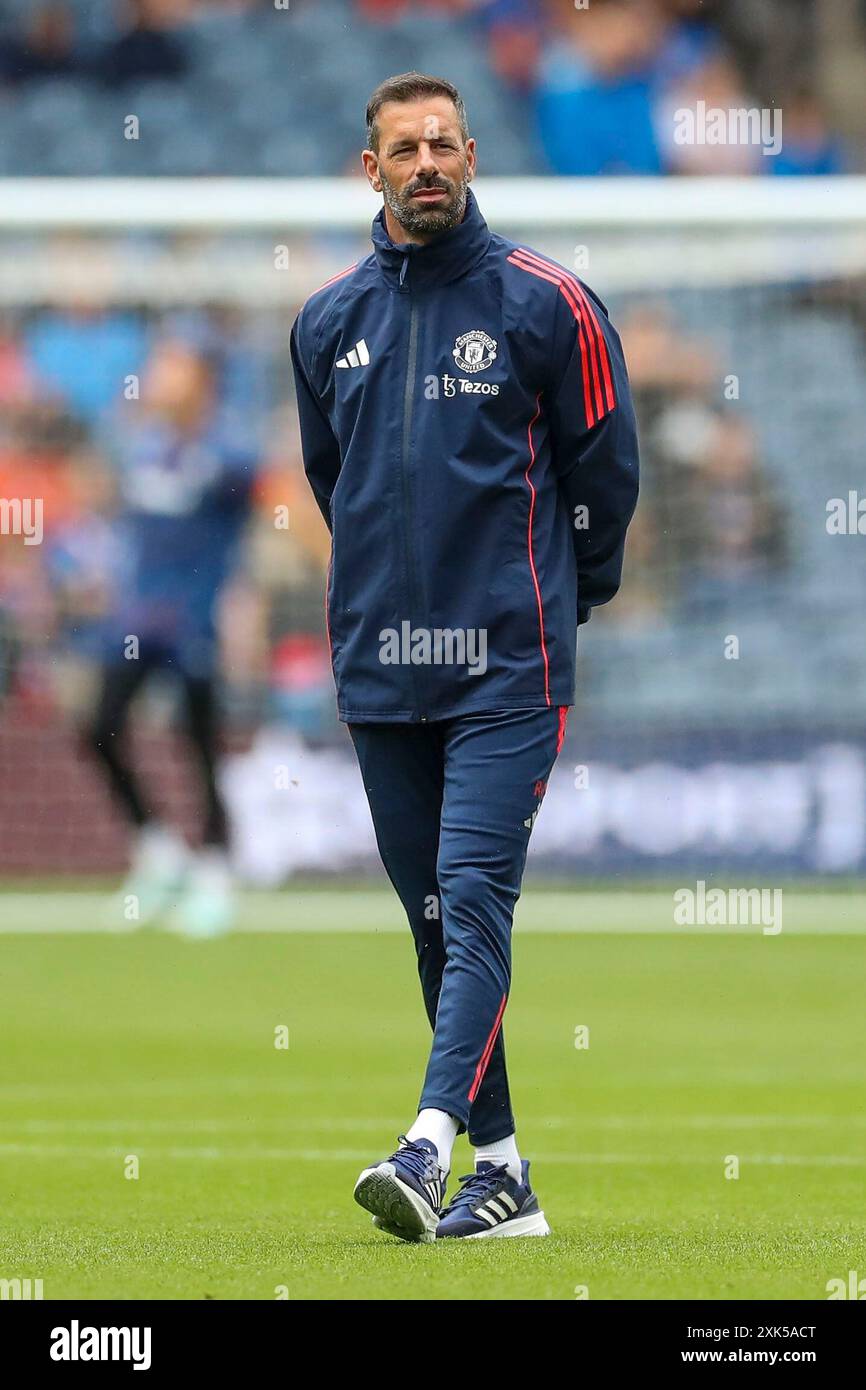 Edinburgh, UK. 20th July, 2024. Manchester United Assistant manager ...