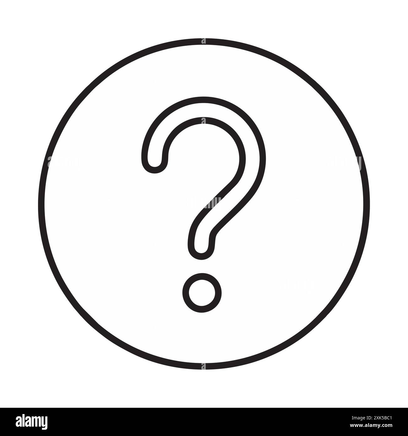 Ask icon vector white background Stock Vector Image & Art - Alamy