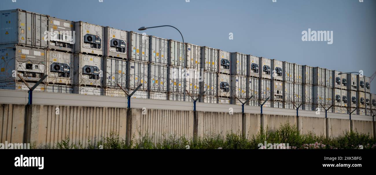 The International Limassol New Port, Route to Container Gate Building ...