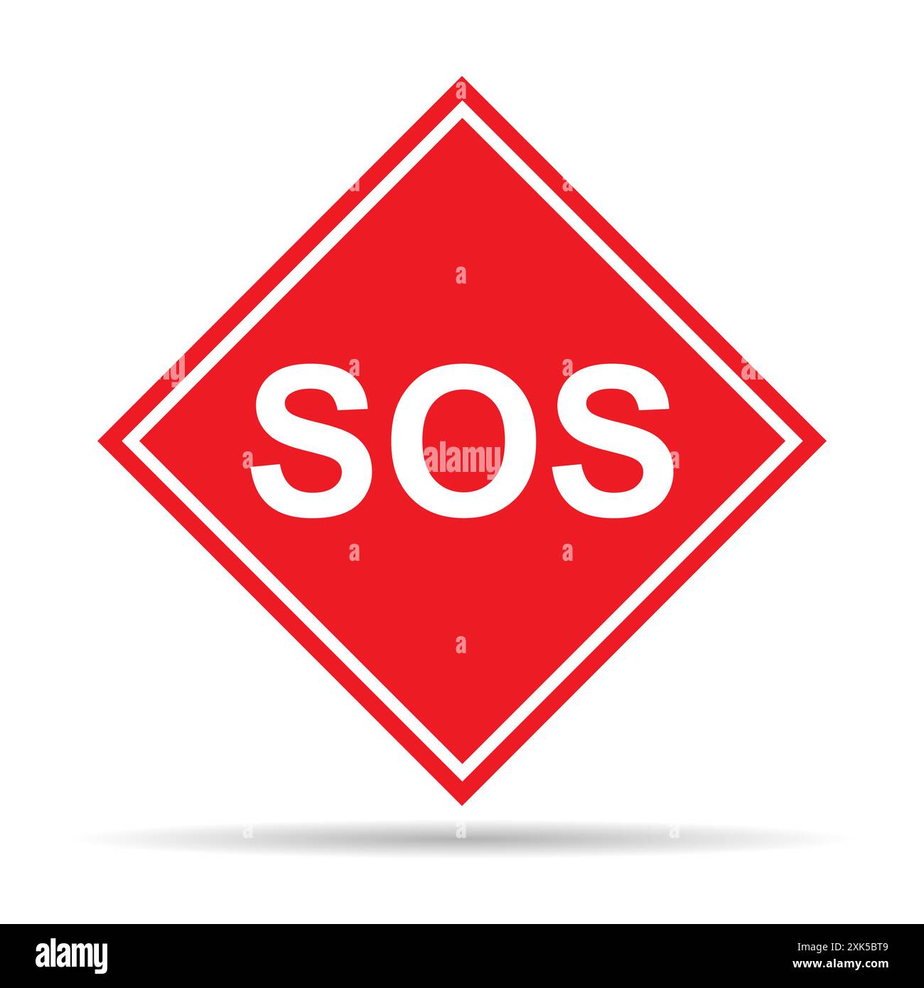 SOS help shadow icon, safety support alert design, save vector ...