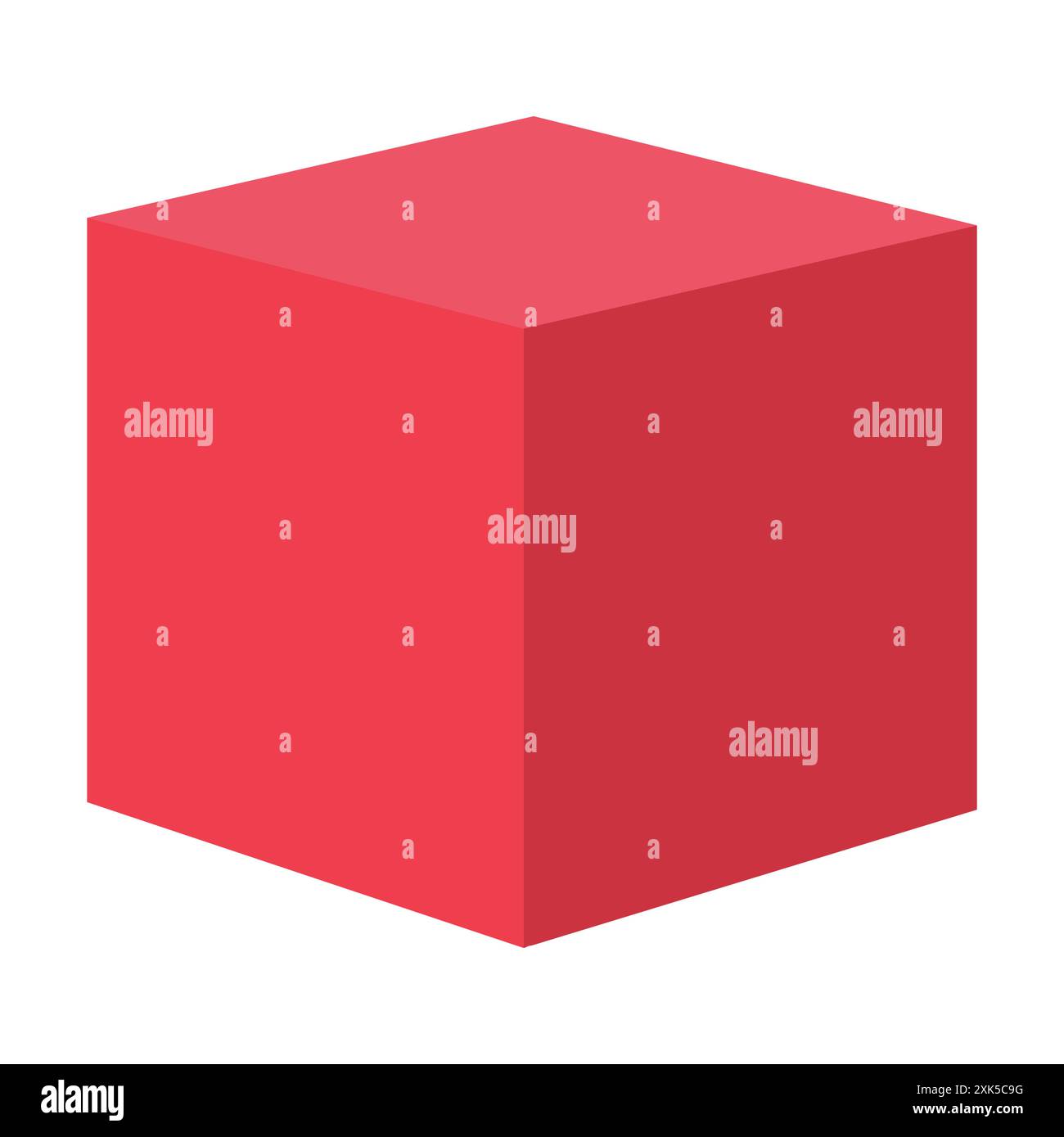 Isometric cube design, web modern concept icon, geometric shape vector ...