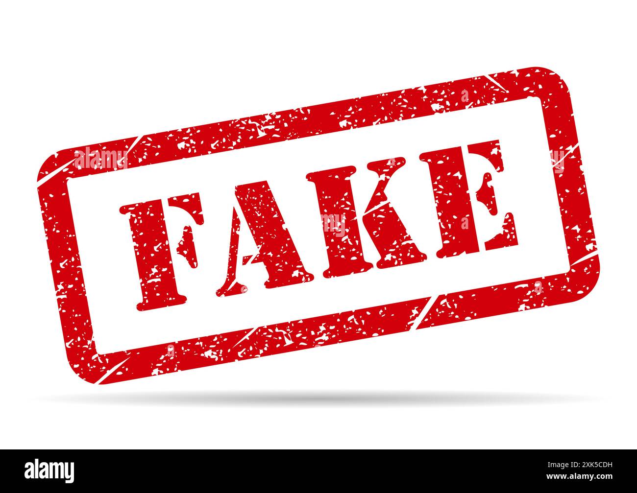 Fake stamp shadow symbol, label sticker sign button, text banner vector ...