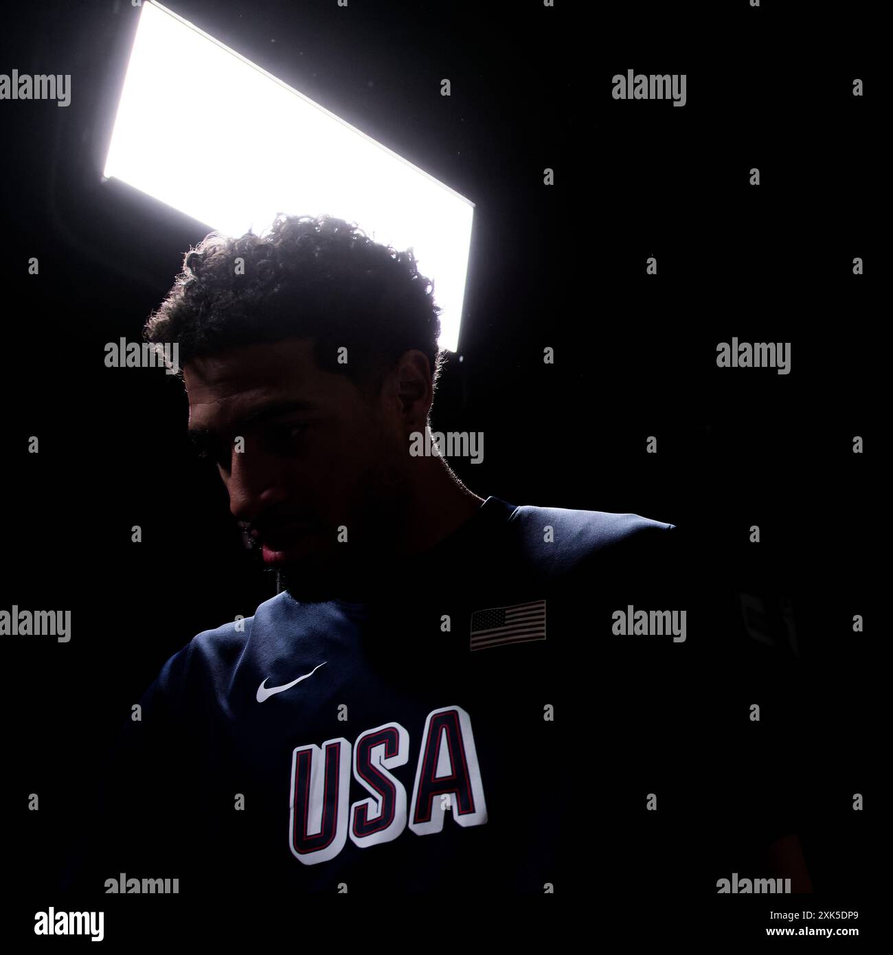 London, England, July 20 2024: Tyrese Haliburton (9 USA) after the USA ...