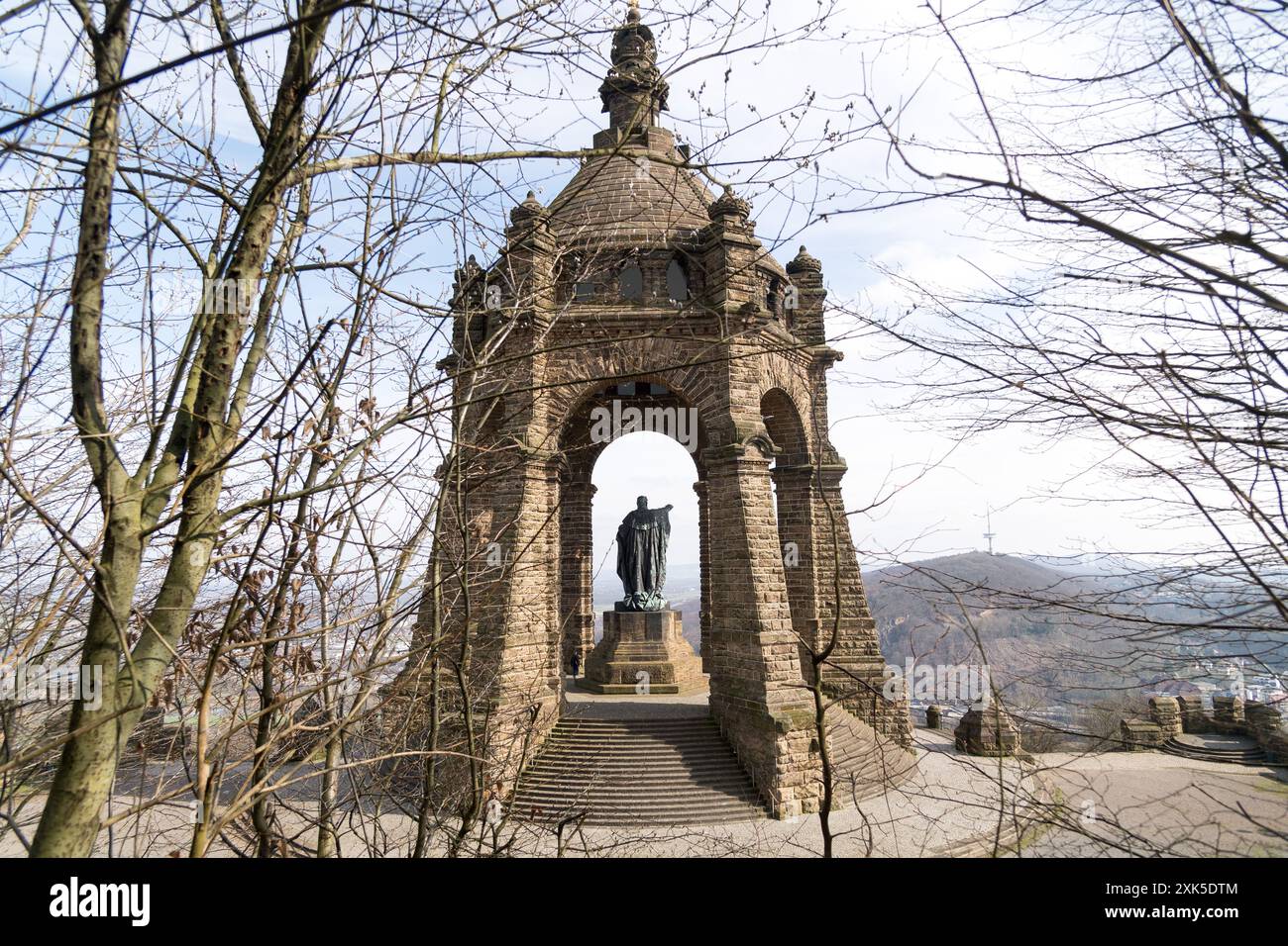 Porta westalica kaiser wilhelm denkmal hi-res stock photography and ...