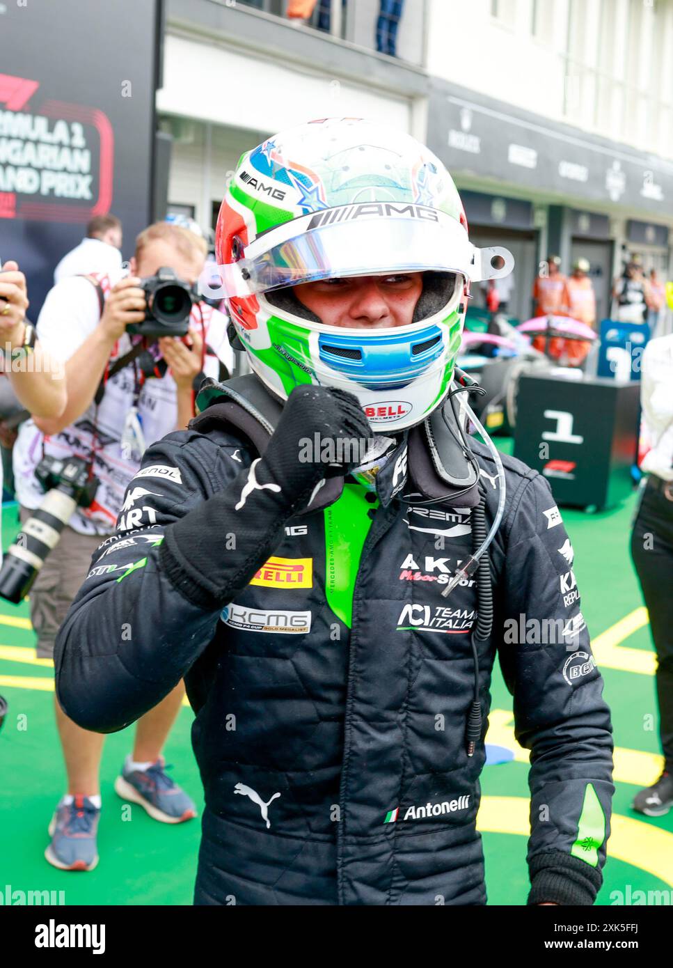 ANTONELLI Andrea Kimi (ita), Prema Racing, Dallara F2 2024, portrait ...