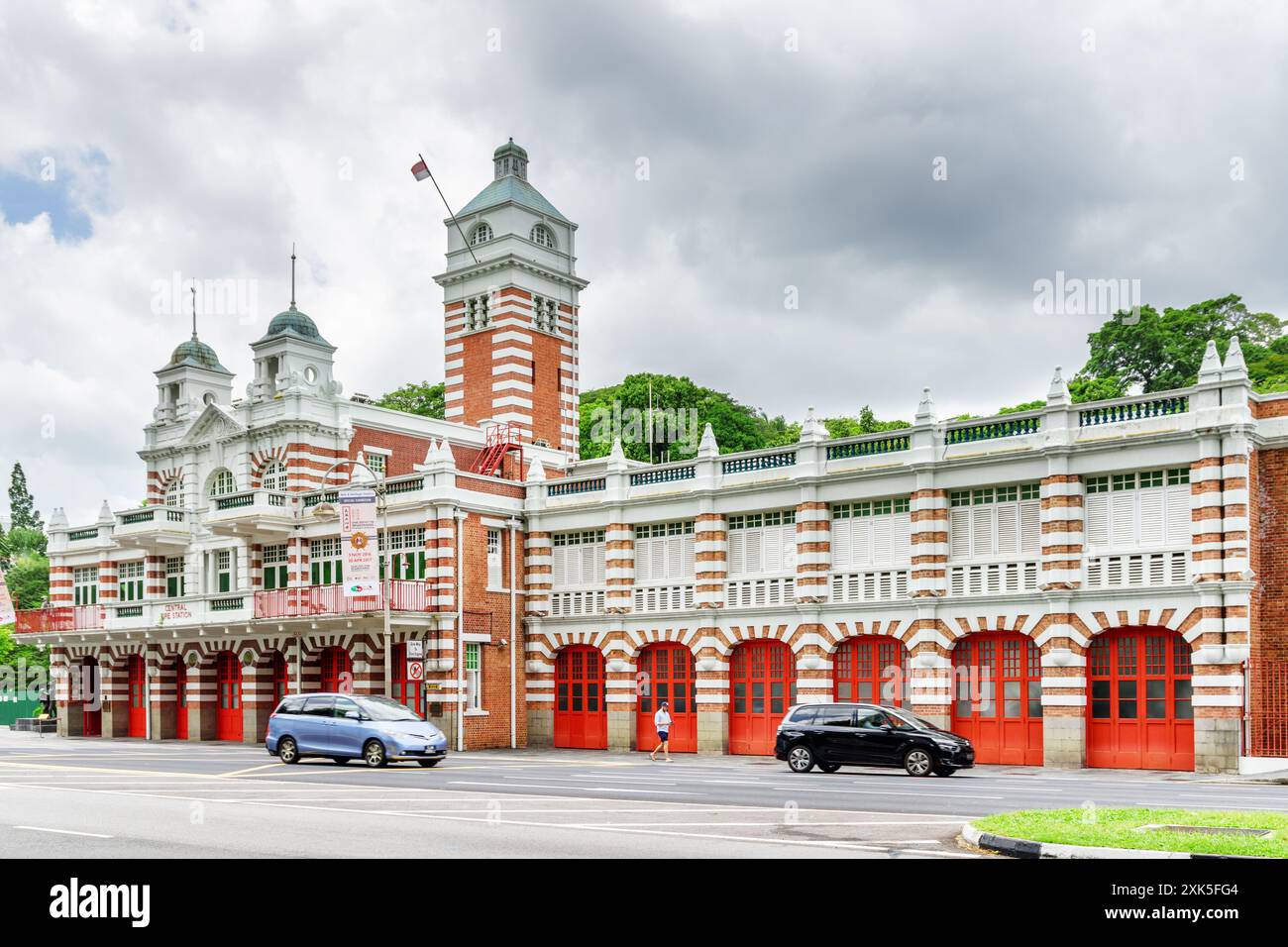 The Central Fire Station of Singapore Stock Photo - Alamy