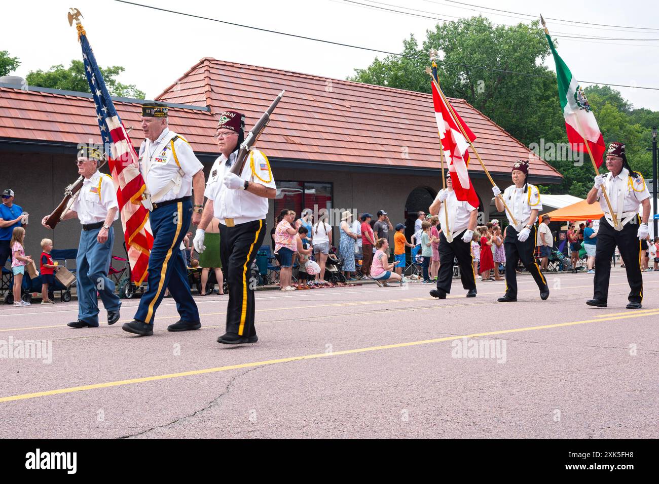 Mendota, MN - July 13, 2024: Osman Shriners Legion of Honor marches at ...