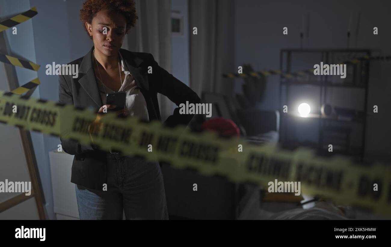 African american woman investigates hi-res stock photography and images ...