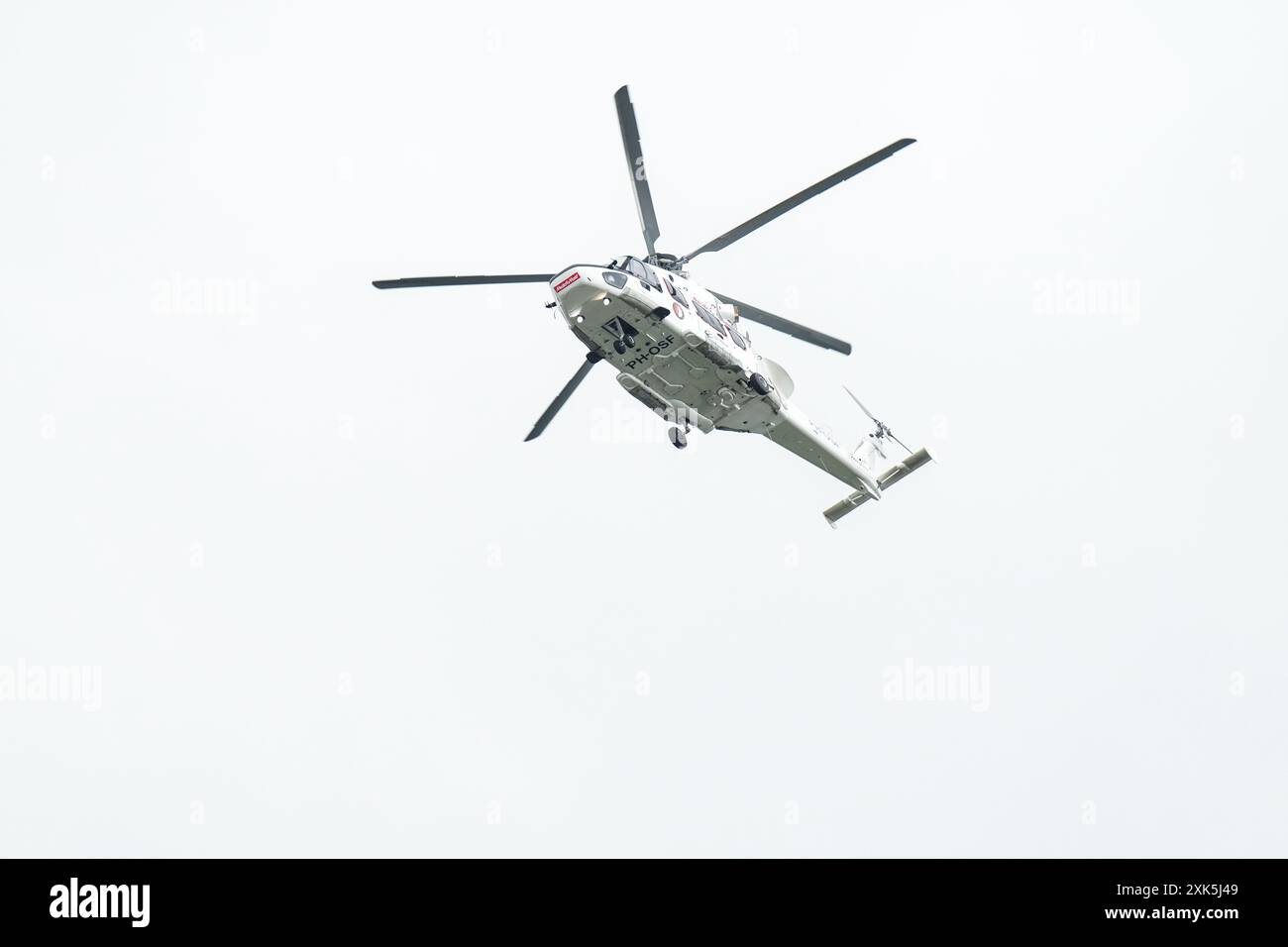 Rotterdam, The Netherlands. 21st July, 2024. Rotterdam - The Helicopter ...