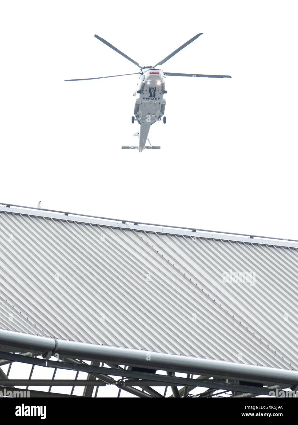 Rotterdam, The Netherlands. 21st July, 2024. Rotterdam - The Helicopter ...