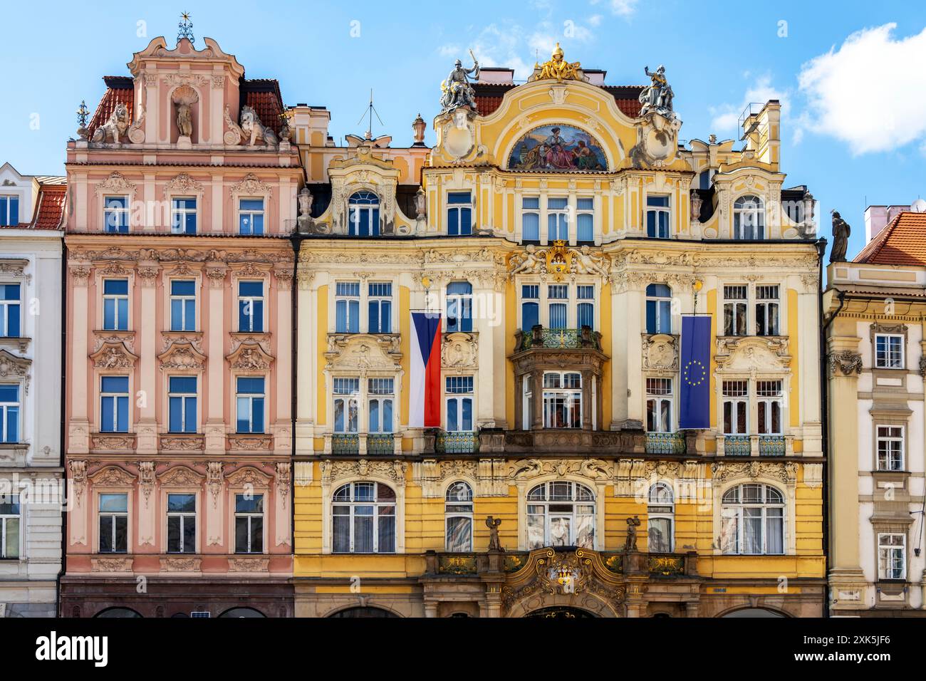 The former Municipal Insurance Building in the Old Town Square ...