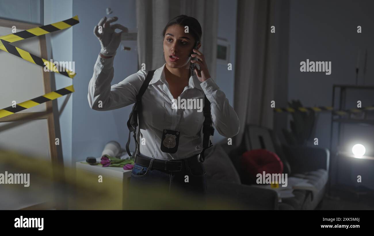 Female police officer investigates hi-res stock photography and images ...