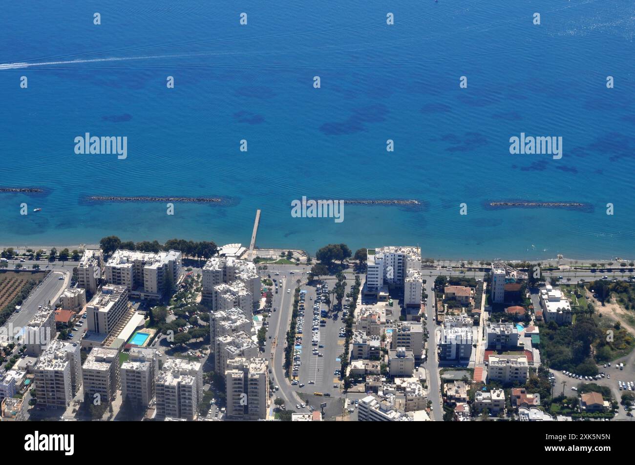 The Aerial view of the City Limassol in Cyprus Stock Photo - Alamy