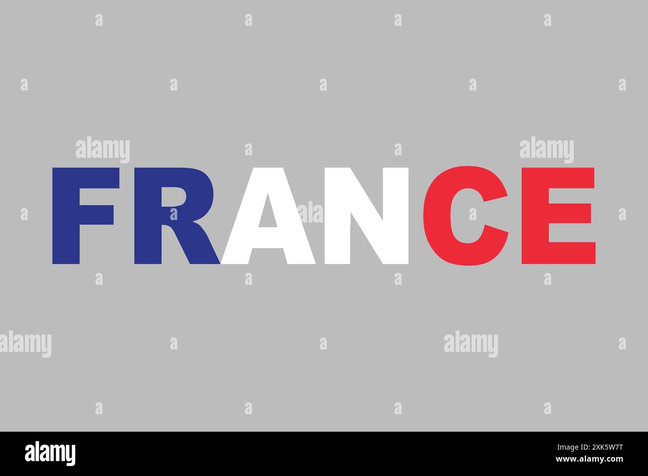 French flag word france Stock Vector Images - Alamy