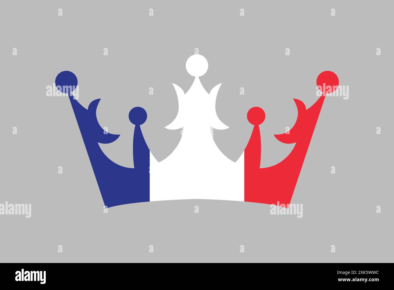 Crown of france Stock Vector Images - Alamy