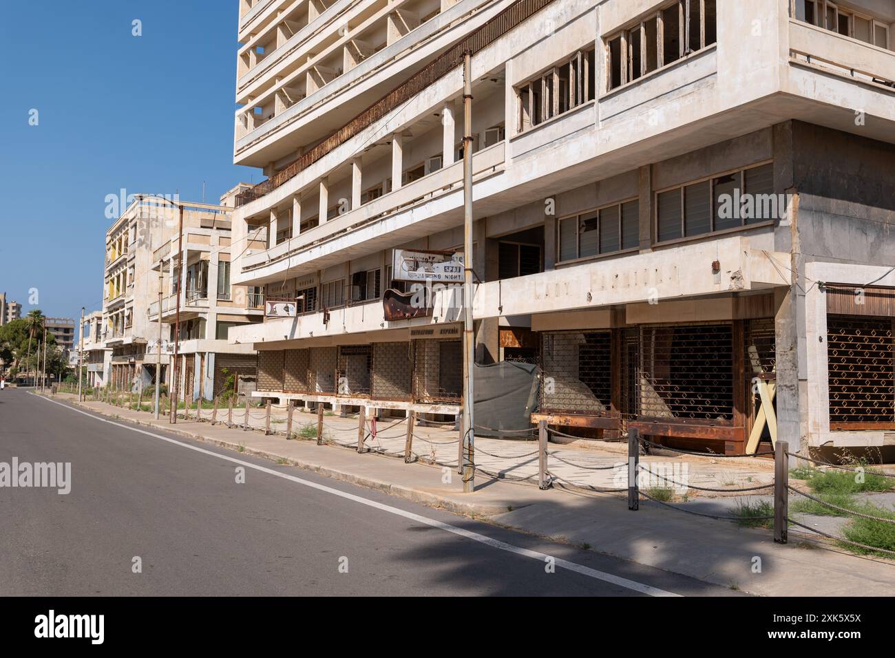 Varosha was the modern tourist area of Famagusta city in Cyprus ...
