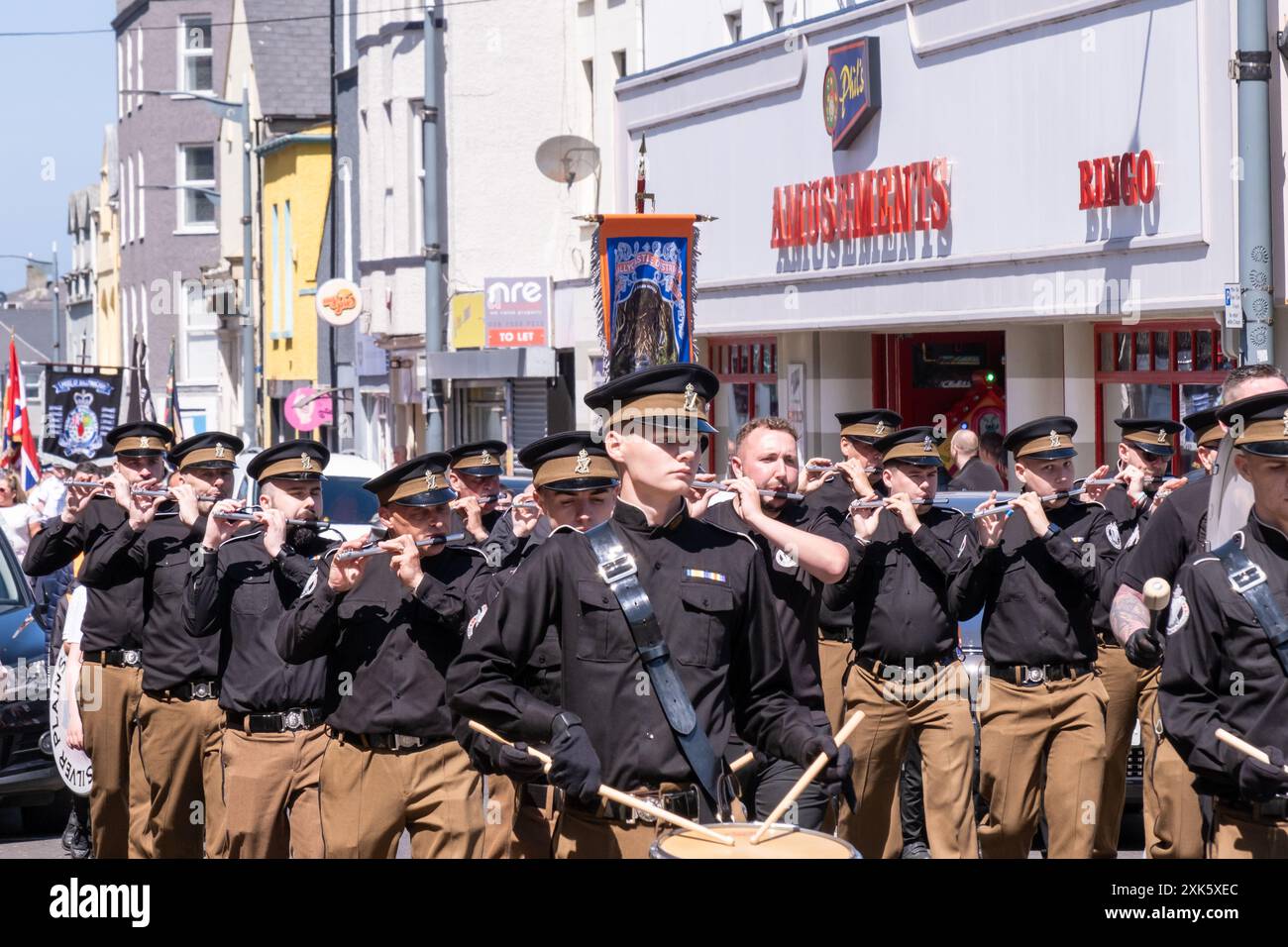 Portrush, Northern Ireland - June 1st, 2024: Orange Order Co. Antrim ...