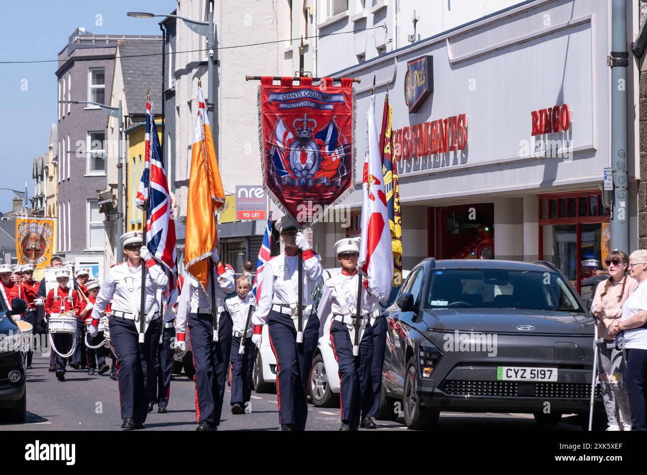 Portrush, Northern Ireland - June 1st, 2024: Orange Order Co. Antrim ...