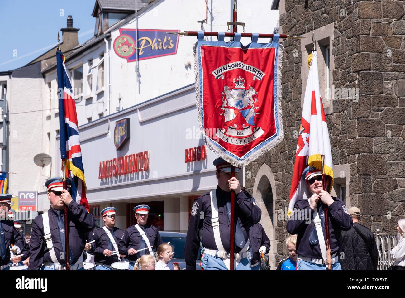Portrush, Northern Ireland - June 1st, 2024: Orange Order Co. Antrim ...