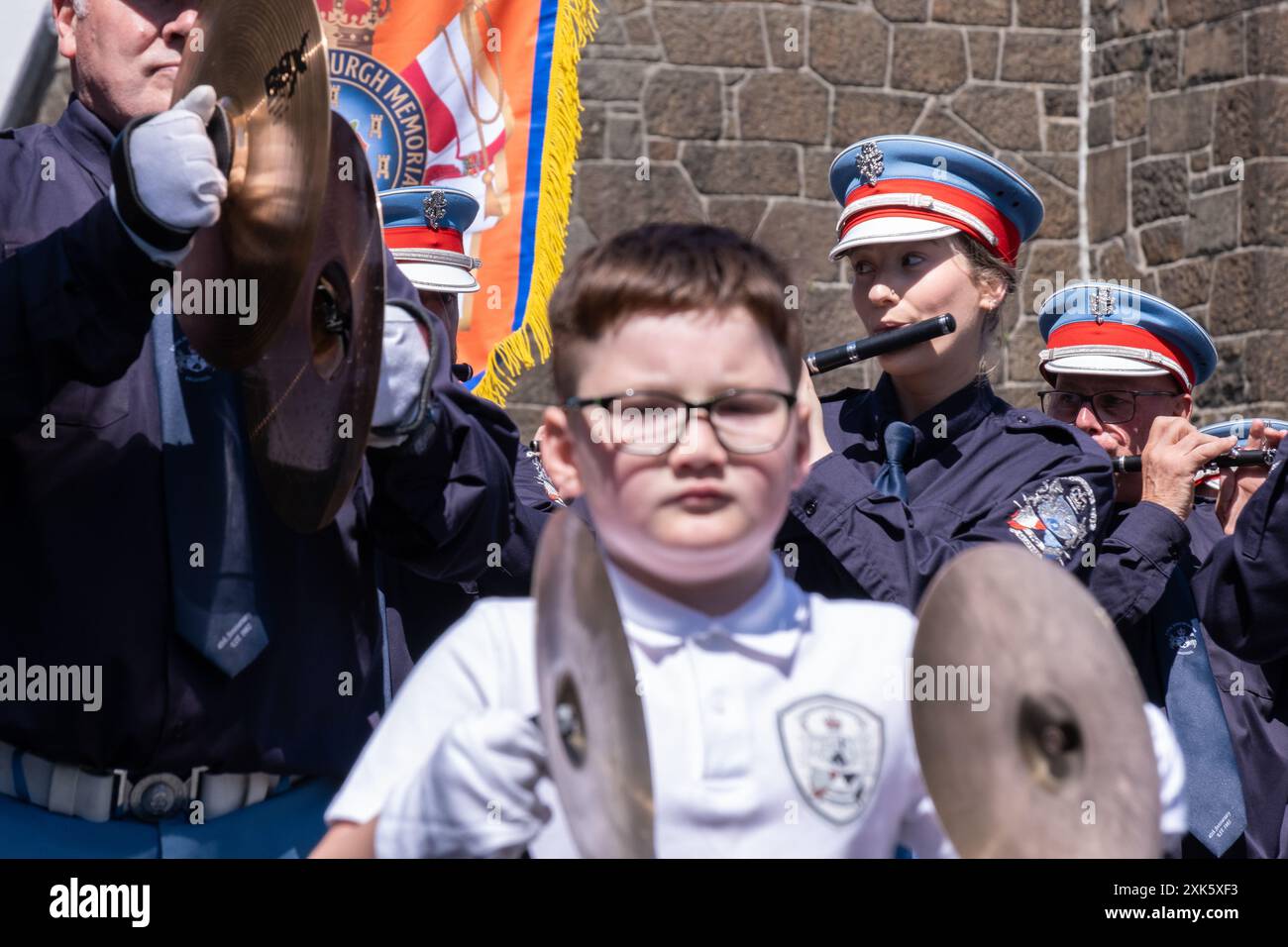 Portrush, Northern Ireland - June 1st, 2024: Orange Order Co. Antrim ...
