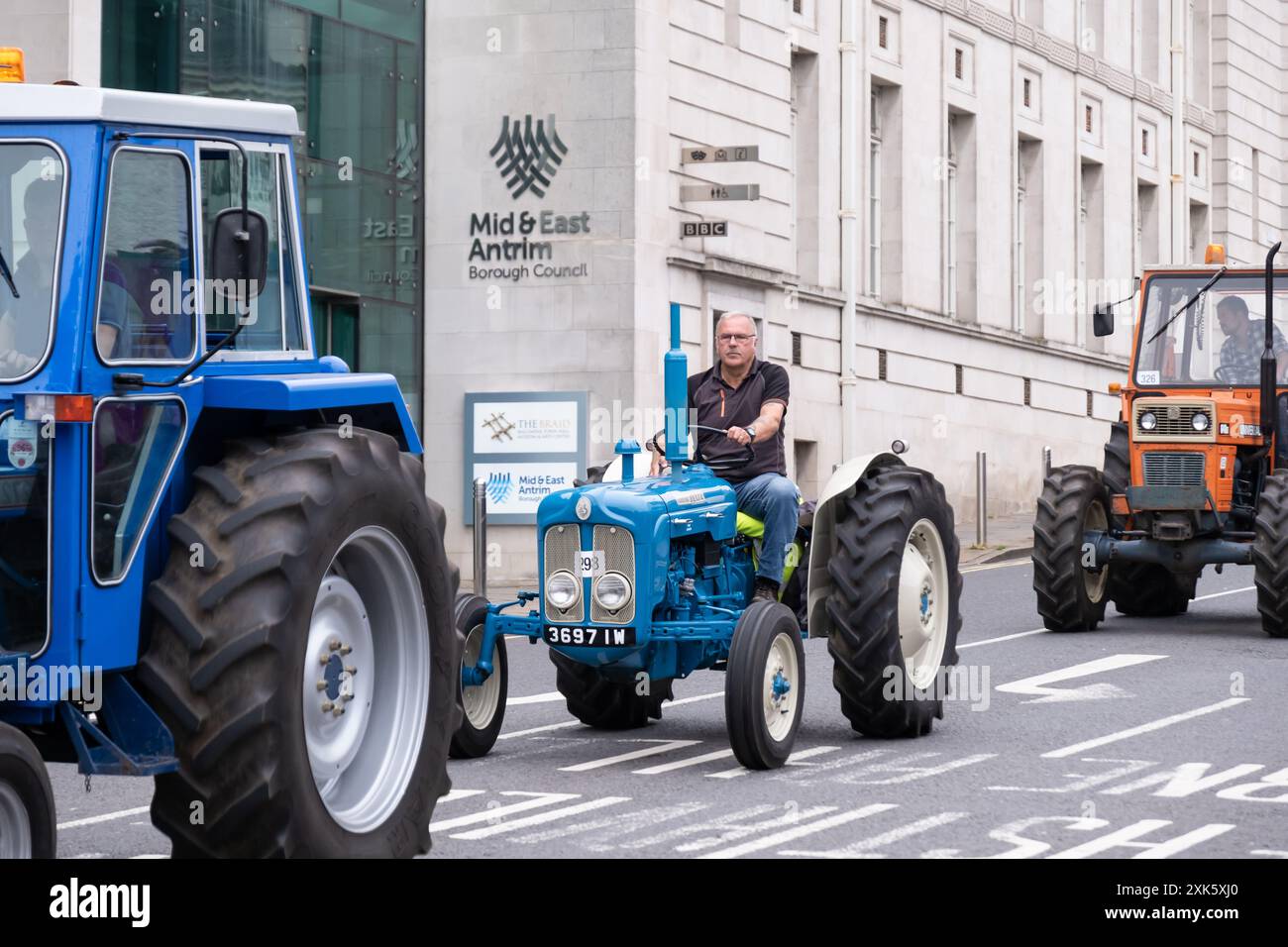 Ballymena, Northern Ireland - July 19th, 2024: Vintage Tractor Rally ...