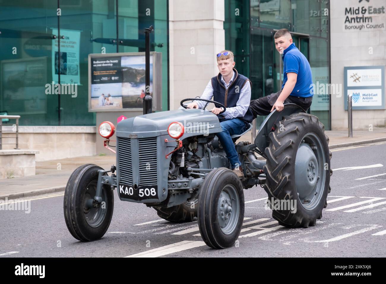 Ballymena, Northern Ireland - July 19th, 2024: Vintage Tractor Rally ...