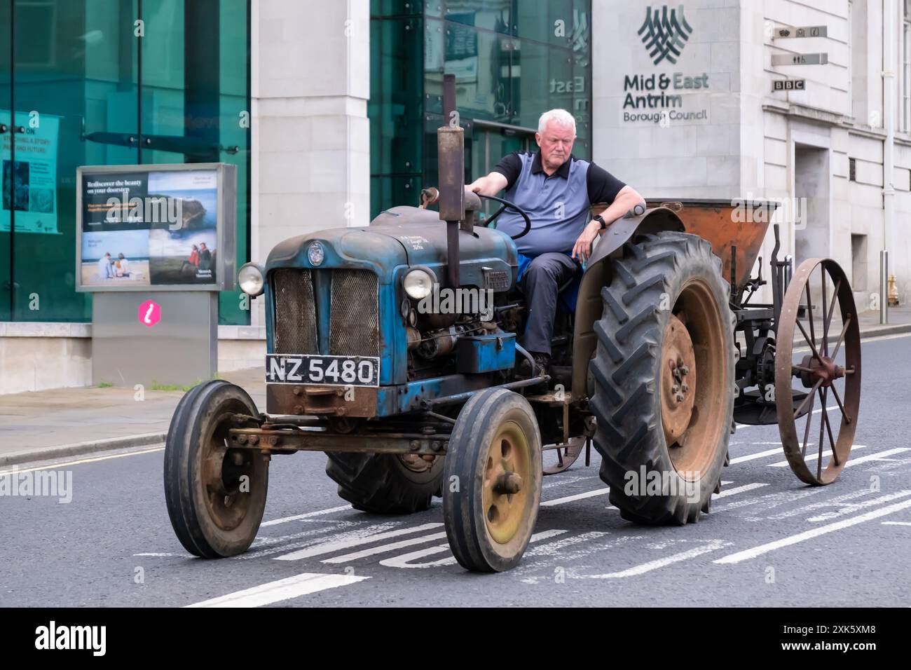 Ballymena, Northern Ireland - July 19th, 2024: Vintage Tractor Rally ...