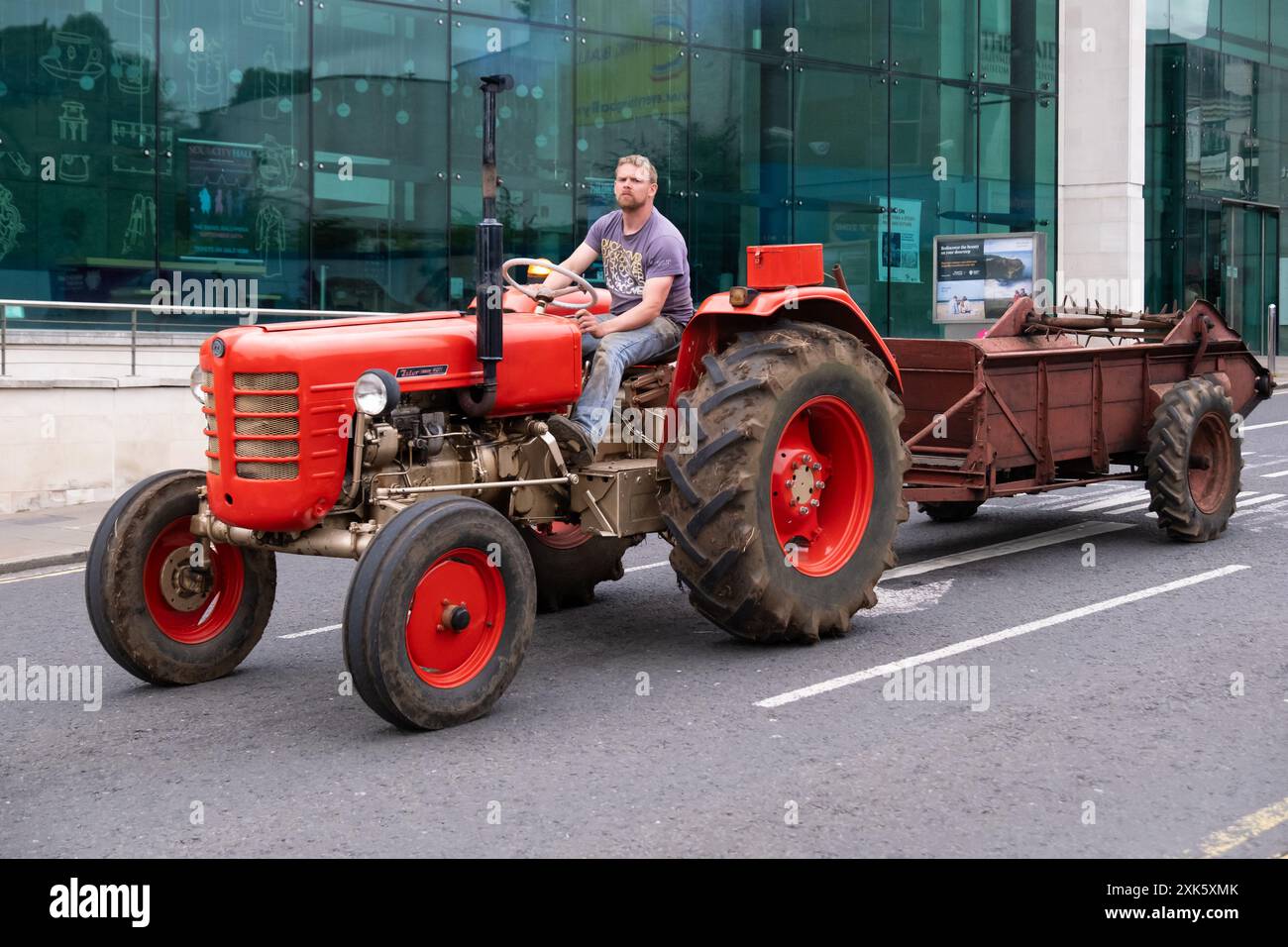 Ballymena, Northern Ireland - July 19th, 2024: Vintage Tractor Rally ...