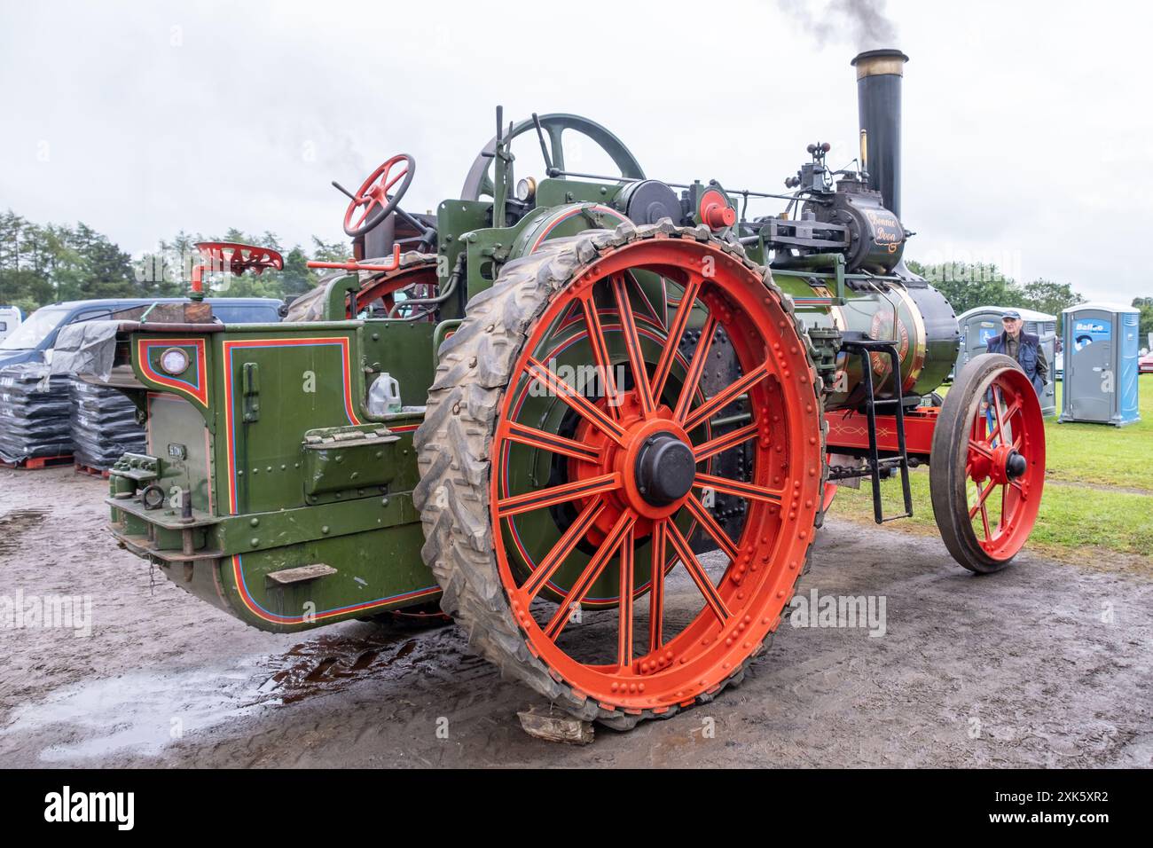 Ballymena, Northern Ireland - July 20th, 2024: vintage tractor and ...