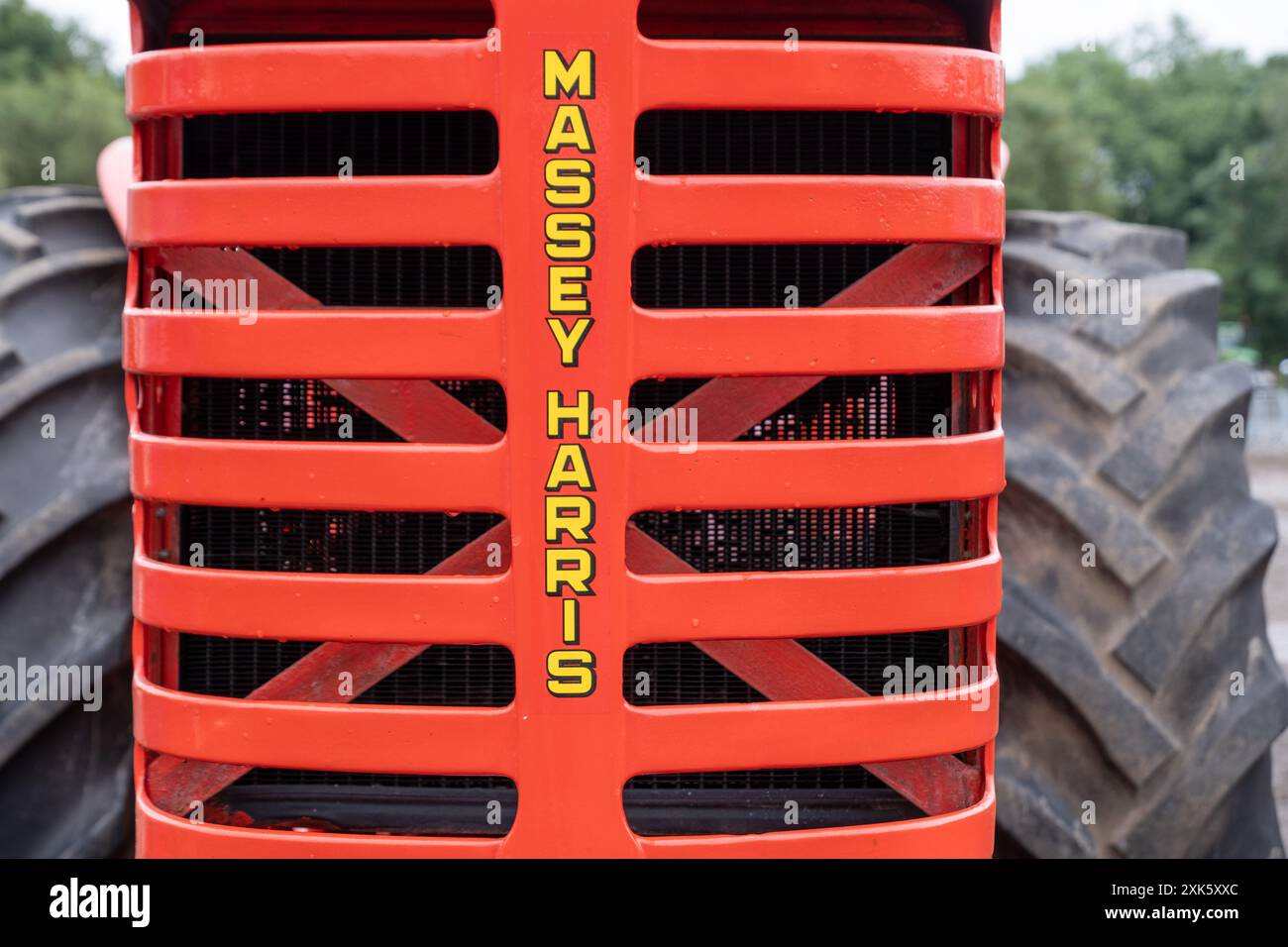 Ballymena, Northern Ireland - July 20th, 2024: vintage tractor and ...