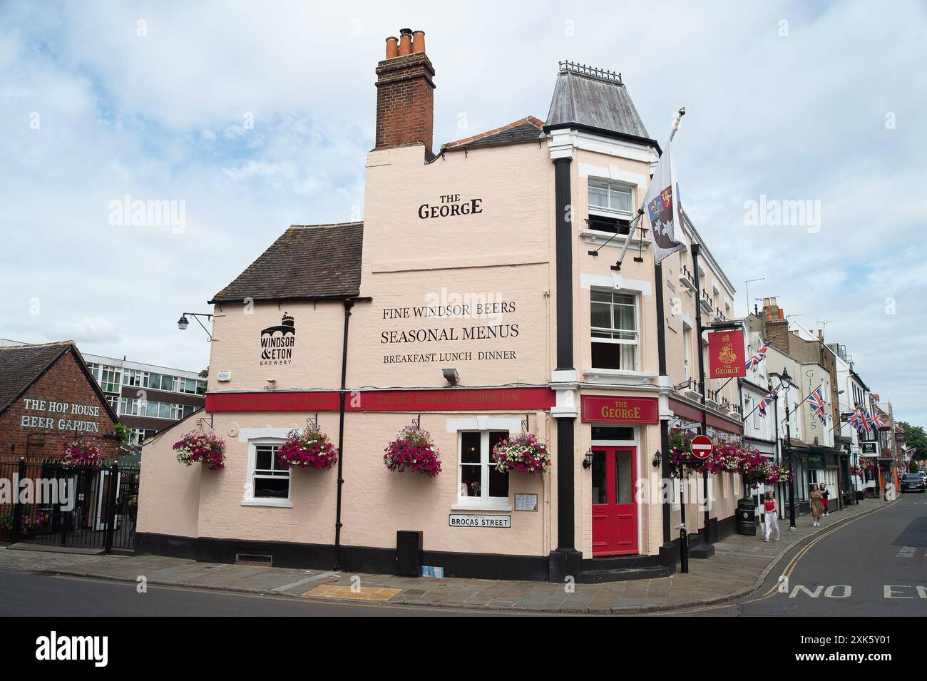 Eton, Windsor, Berkshire, UK. 21st July, 2024. The George Pub in Eton ...