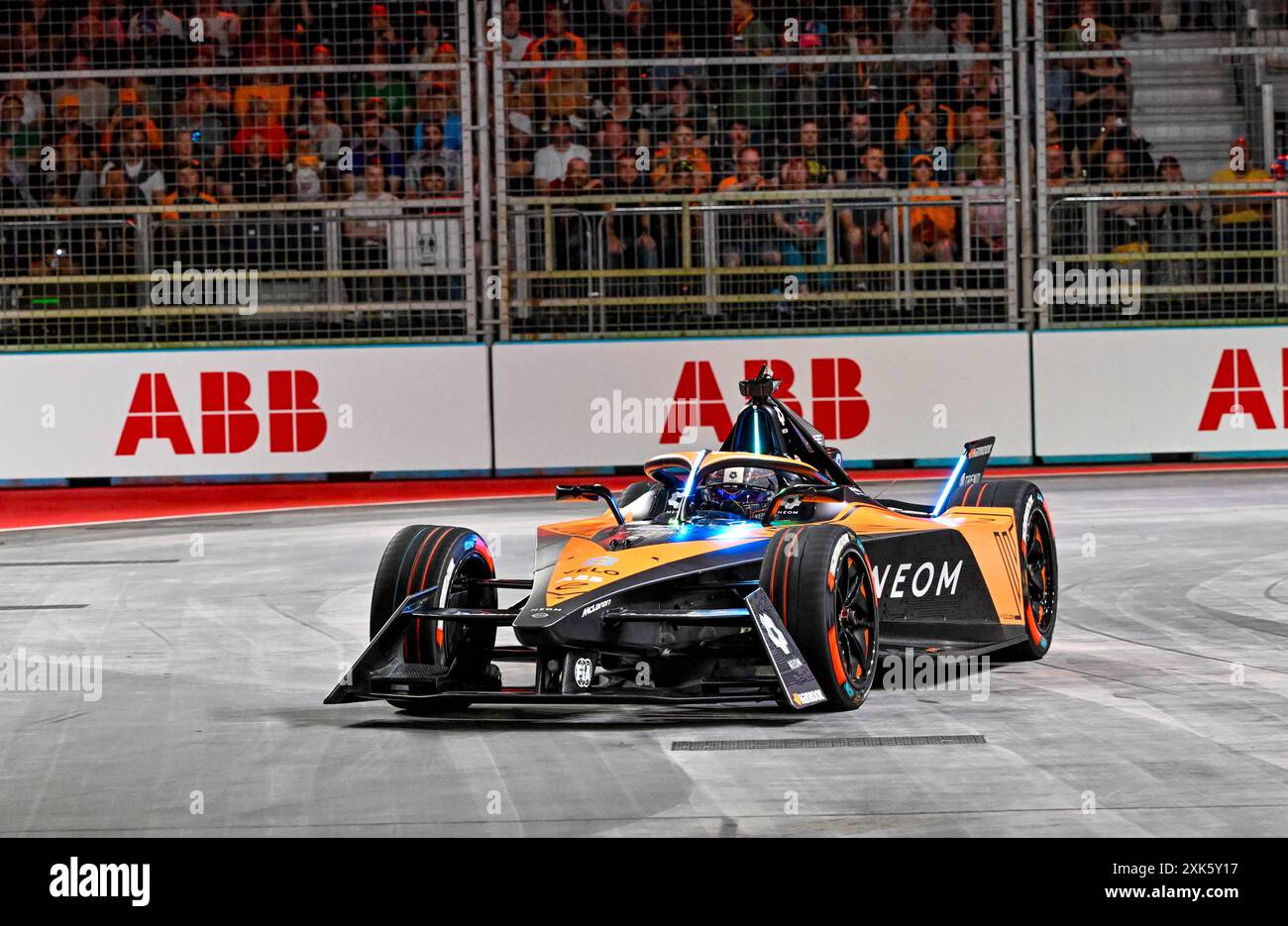 London, UK. 21st July, 2024. Sam BIRD, NEOM McLaren Formula E Team, in ...