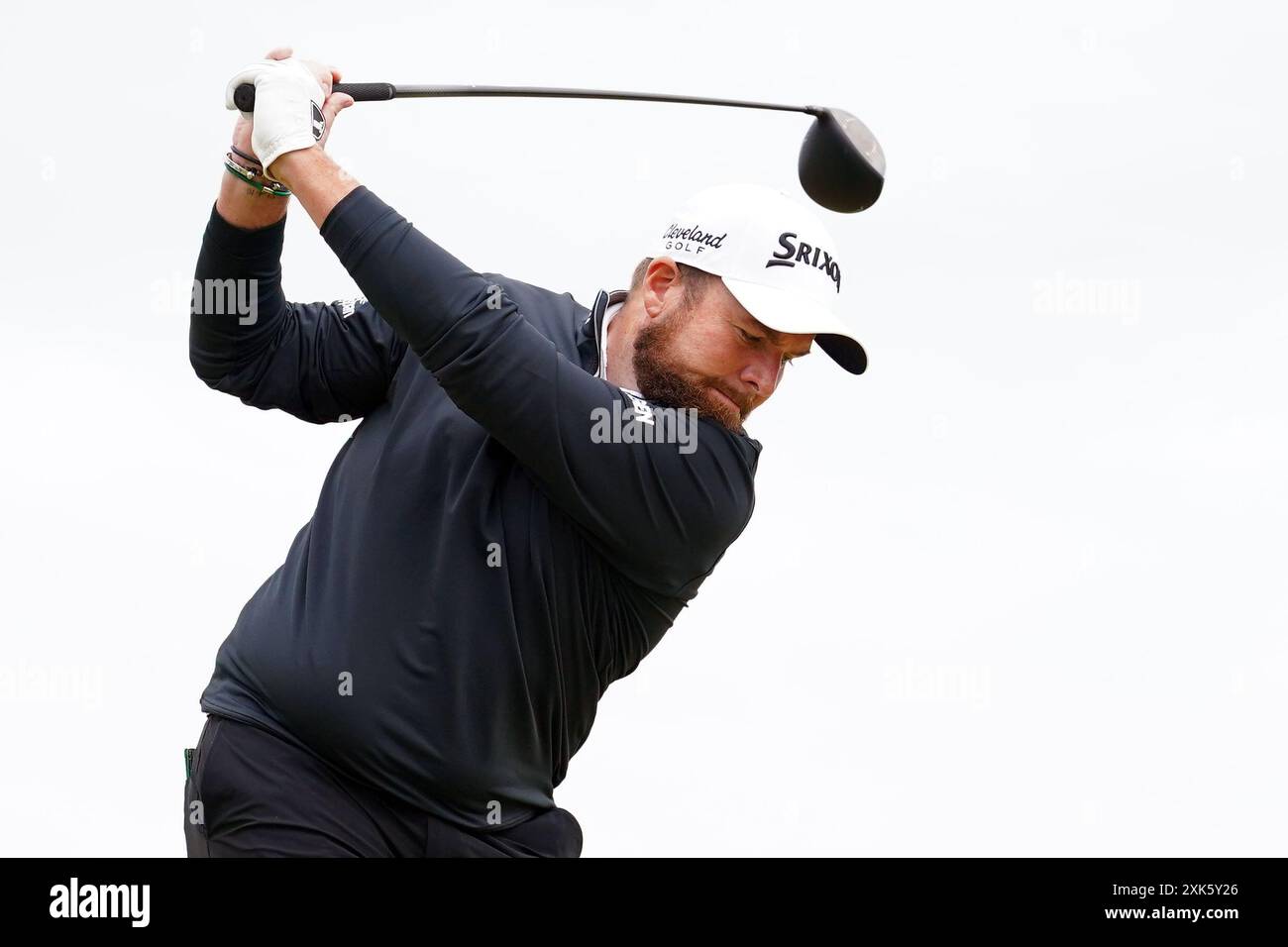 Ireland's Shane Lowry tees off the 7th during day four of The Open at ...