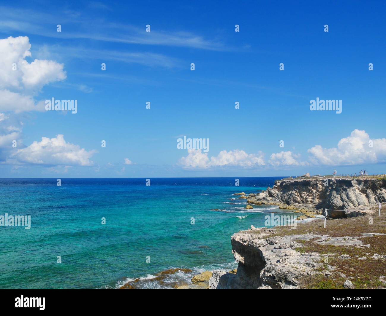 Ocean at Punta Sur, Isla Mujeres, Mexico Stock Photo - Alamy