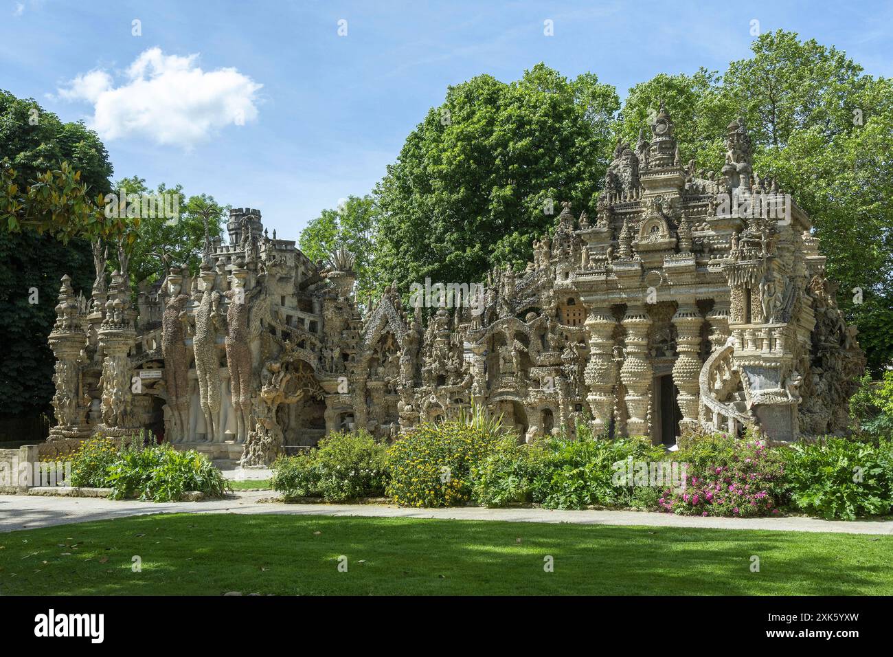 Hauterives. Palais ideal built by Postman Ferdinand Cheval naive art ...