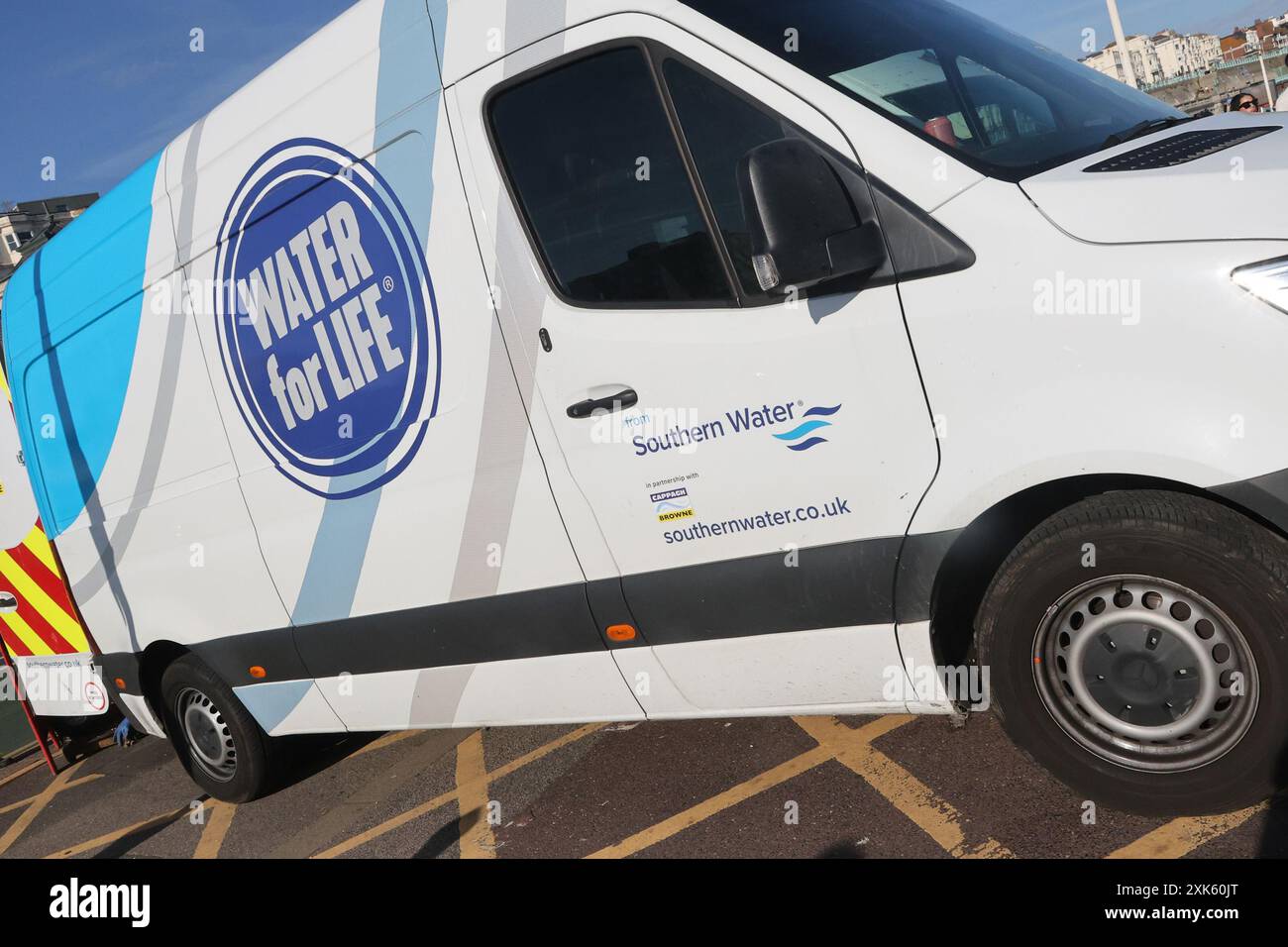 Southern Water van in Brighton Stock Photo - Alamy