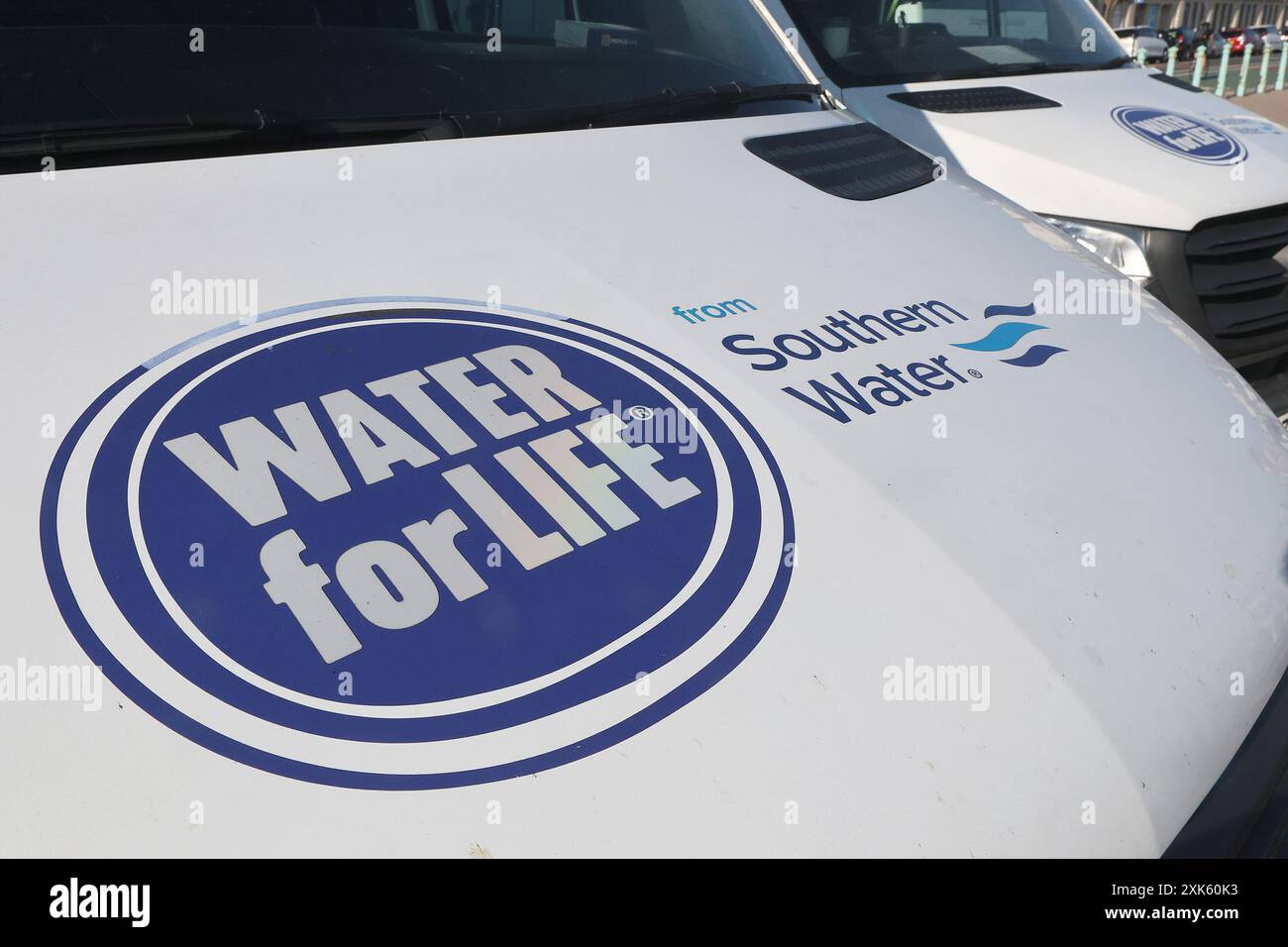 Southern Water van in Brighton Stock Photo - Alamy