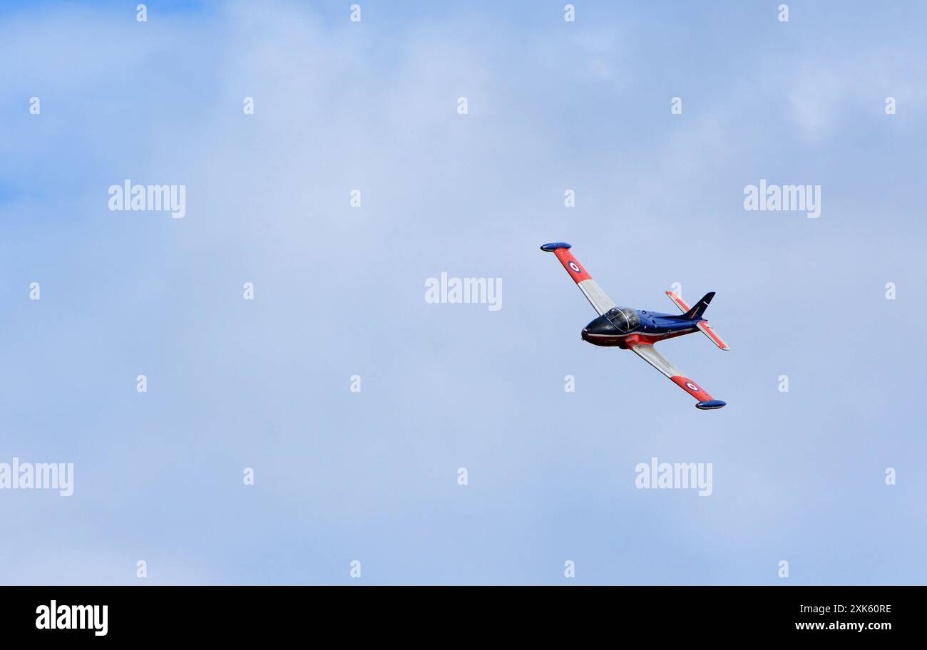 Vintage BAC Jet Provost jet trainer aircraft in flight Stock Photo - Alamy