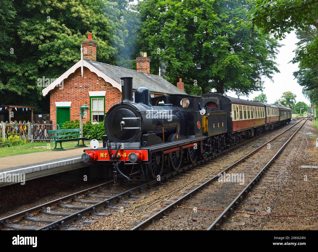 Steam train historic station hi-res stock photography and images - Alamy