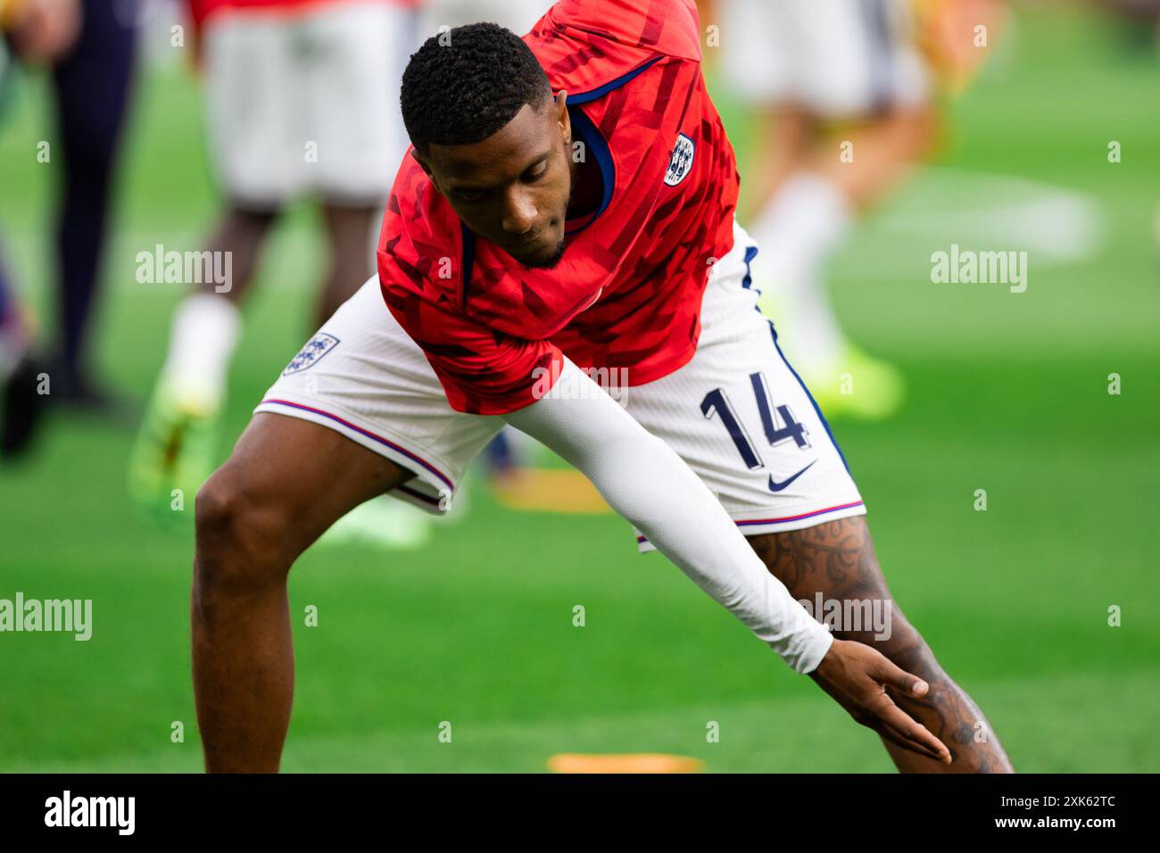 Ezri Konsa of England seen during the UEFA EURO 2024 final match ...