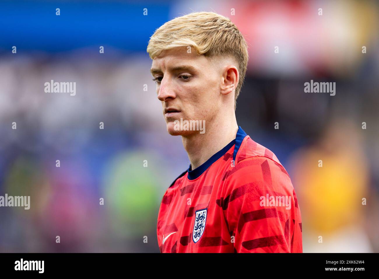 Anthony Gordon of England seen during the UEFA EURO 2024 final match ...