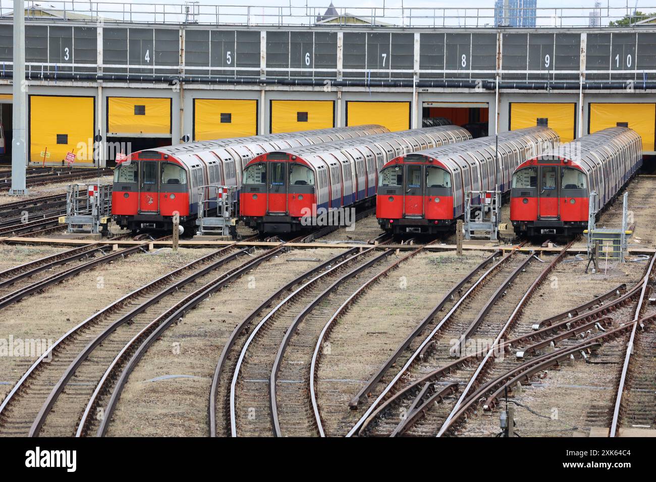 Northfields London Underground D|epot Stock Photo - Alamy
