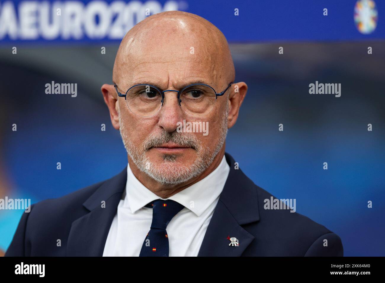 Luis de la Fuente head coach of Spain seen during the UEFA EURO 2024 ...