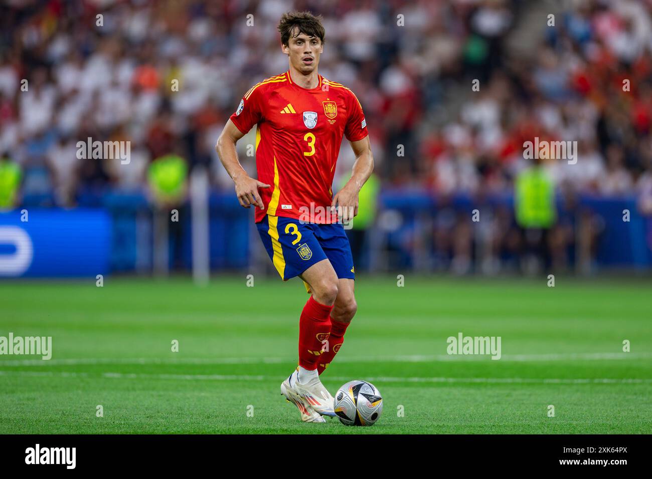 Robin Le Normand of Spain seen in action during the UEFA EURO 2024 ...
