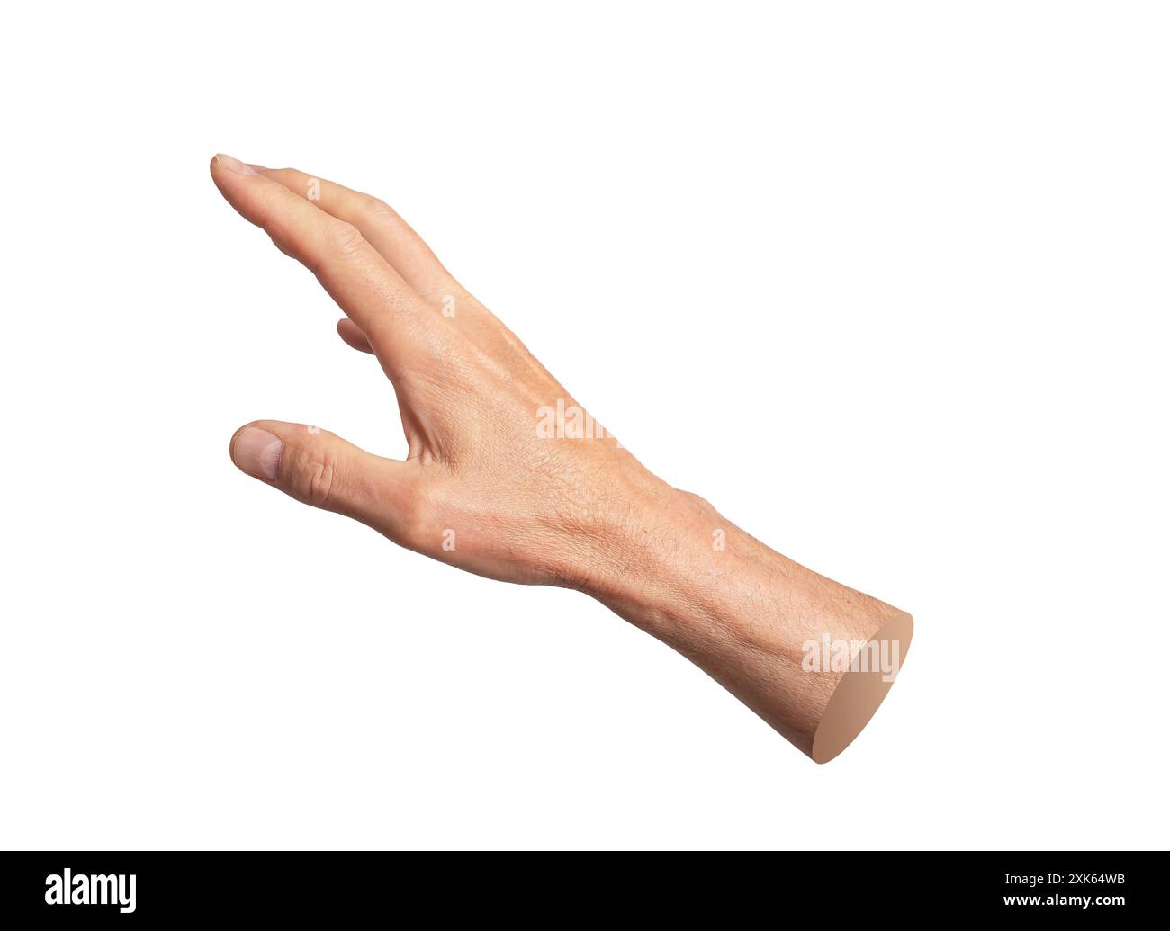 Reaching, catching, stretching to something, touching. hand sign ...