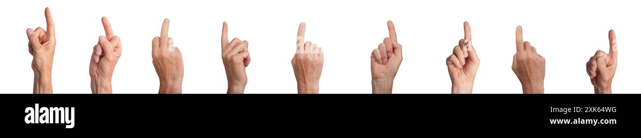 Index finger indicating, pointing. Hand touching, reaching out, pointer ...