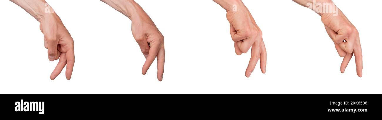 Index and middle finger Cut Out Stock Images & Pictures - Alamy