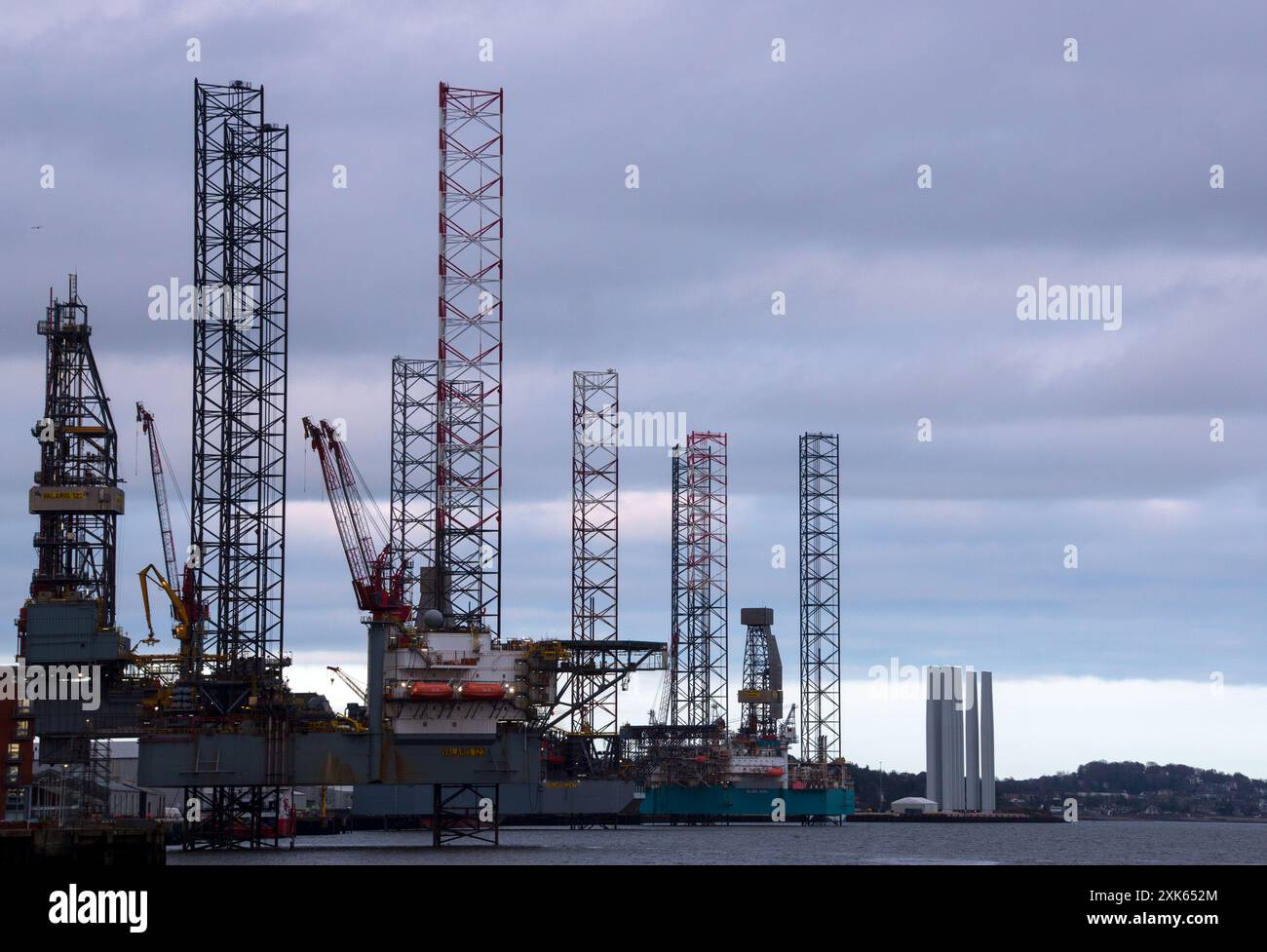 Dundee, Scotland – March 24 2024:The docks at Price Charles Wharf in ...